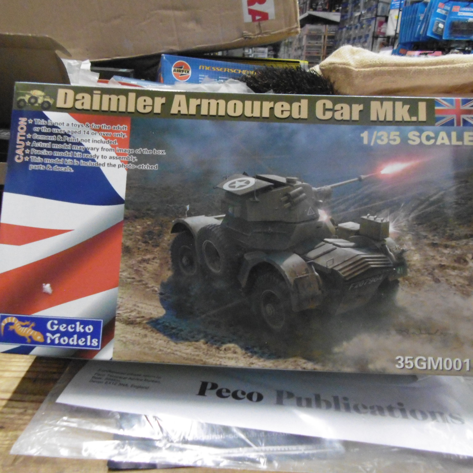 Gecko Models 35GM0011 Diamler Armoured Car Mk.1 - UK Model Railway ...